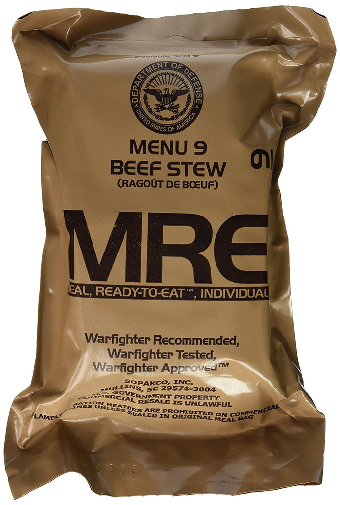 Single Military MRE 2027 | Genuine US Military Mres | Ozark Outdoorz