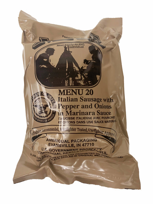 Single Military MRE 2027 | Genuine US Military Mres | Ozark Outdoorz